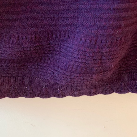 CJ Banks | Sweaters | Cj Banks Dark Purple Sweater Size 3x | Poshmark